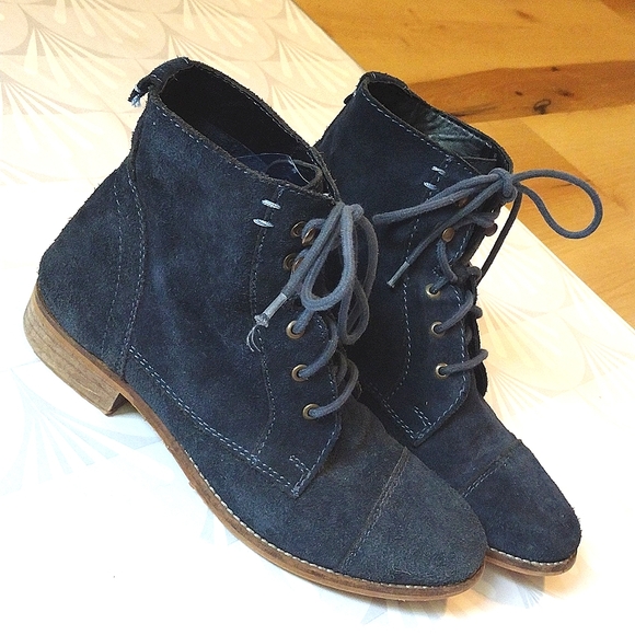 BC Footwear | Shoes | Bc Navy Blue Suede Motorcycle Boots | Poshmark